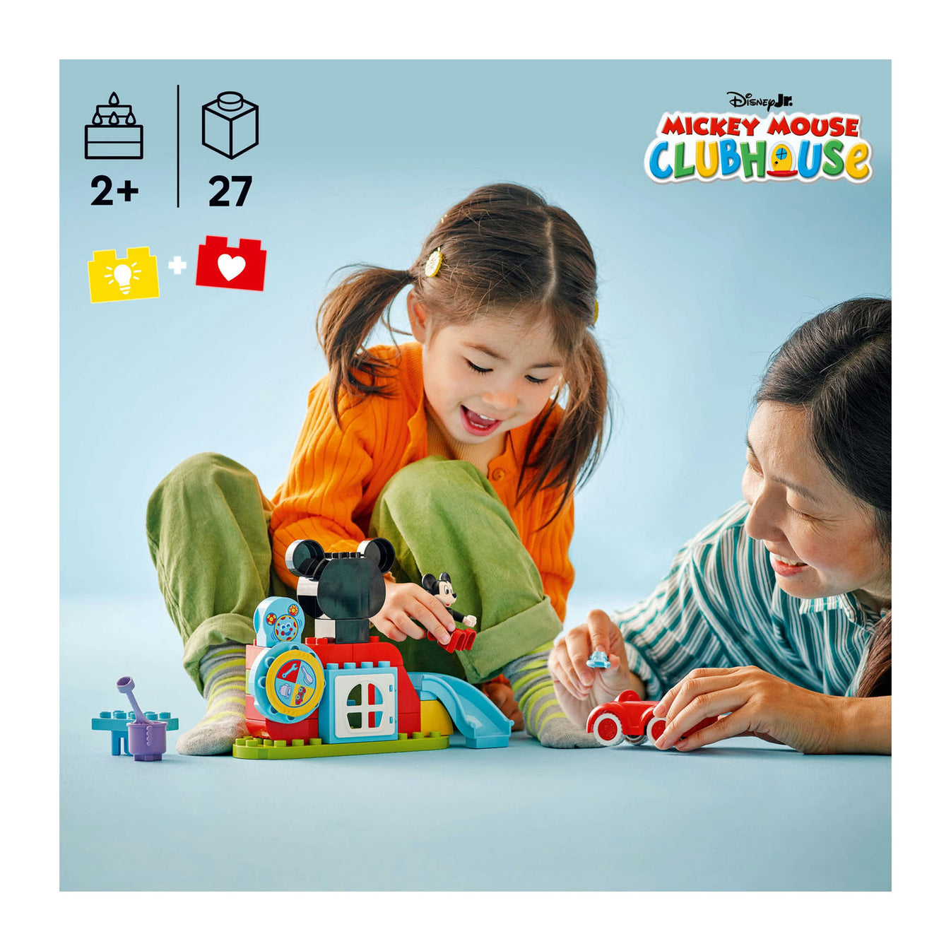 10454 LEGO DUPLO Disney Mickey Mouse Clubhouse & Car Building Kit ...