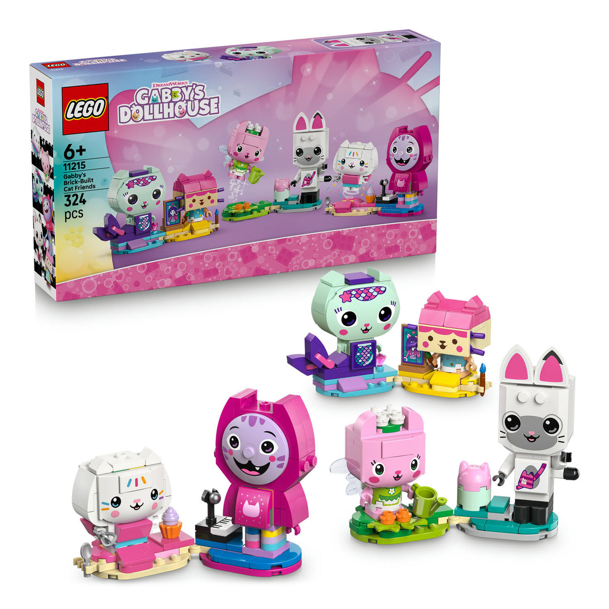 11215 LEGO Gabby's Dollhouse Gabby's Brick-Built Cat Friends – Brickem ...