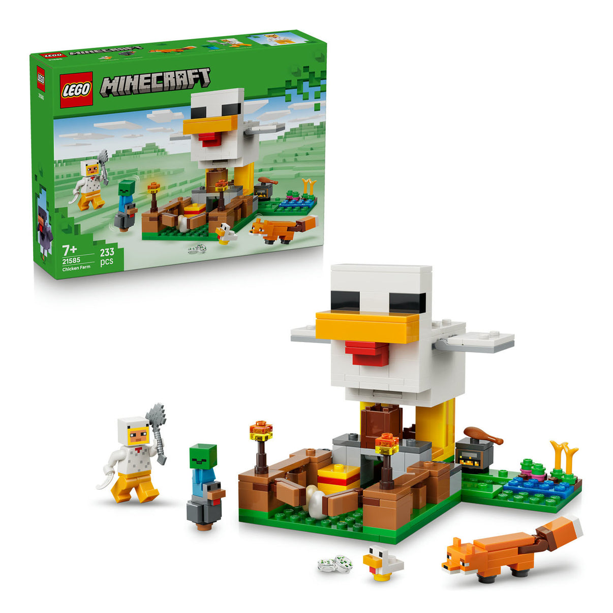 21585 LEGO Minecraft Chicken Farm – Brickem LEGO Online Store