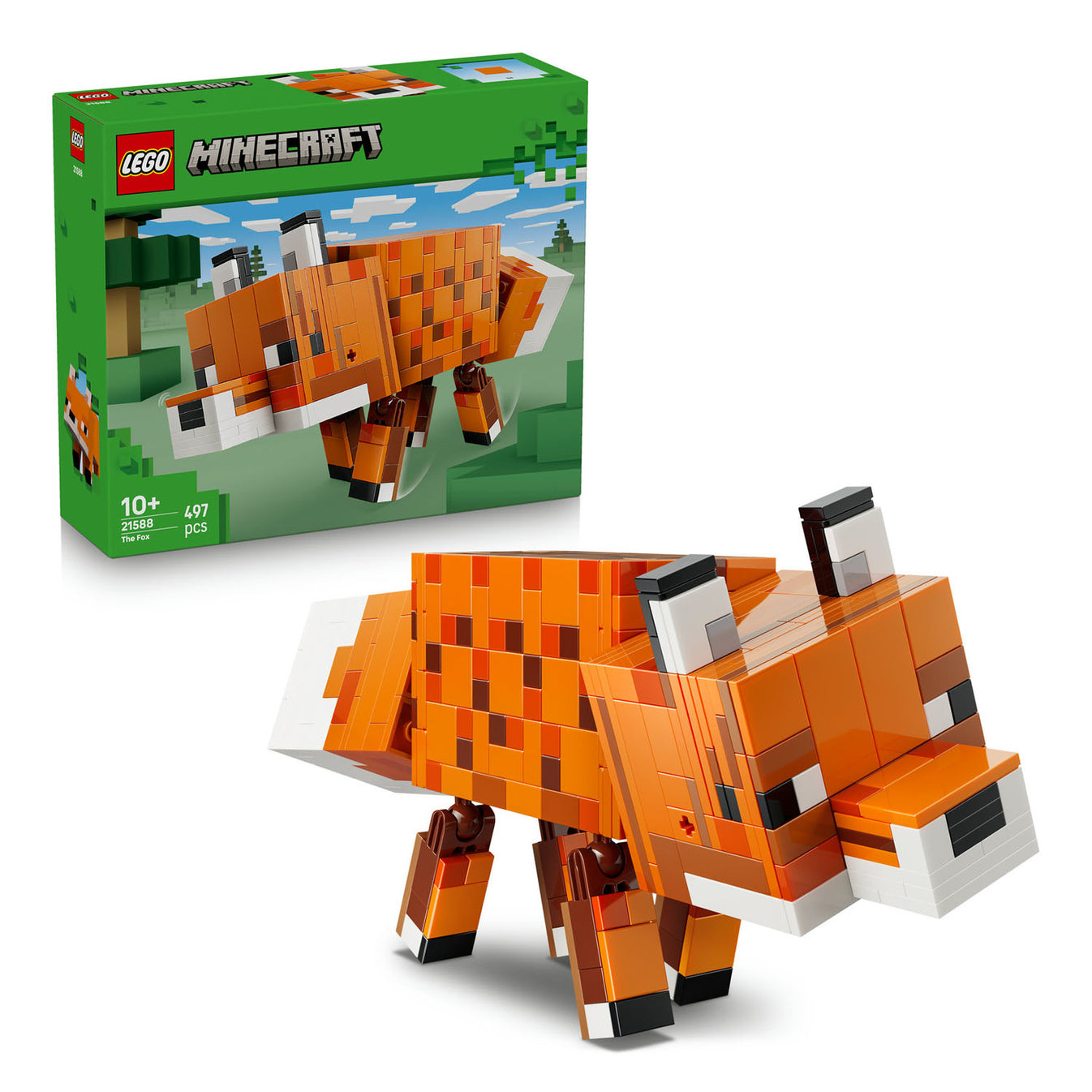 21588 LEGO Minecraft The Fox – Brickem LEGO Online Store