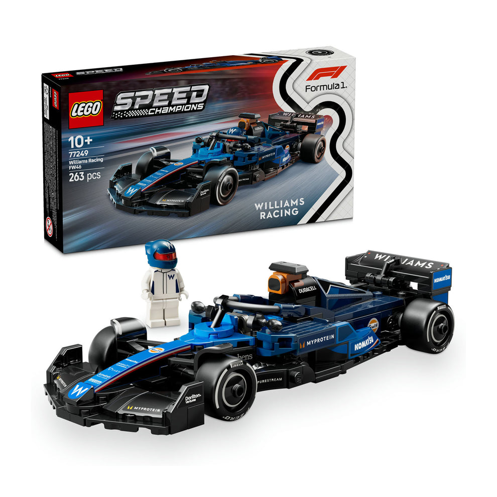 77249 LEGO Speed Champions Williams Racing FW46 F1 Race Car Vehicle Se ...